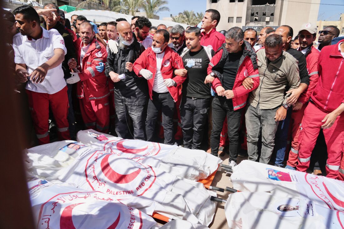UN: Israel killed, buried 15 medics | News, Sports, Jobs - Altoona Mirror